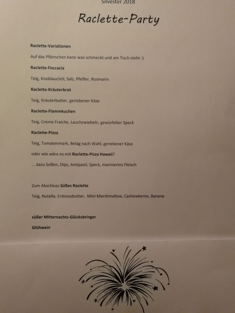 Raclette-Party - Soni - Cooking with love